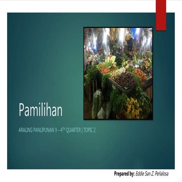 Pamilihan | PPTX