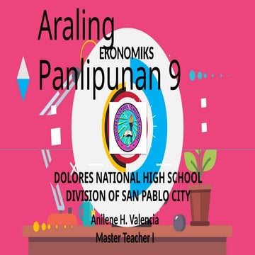 ekonomiks grade 9 - Pamilihan, kwarter 3 | PPTX