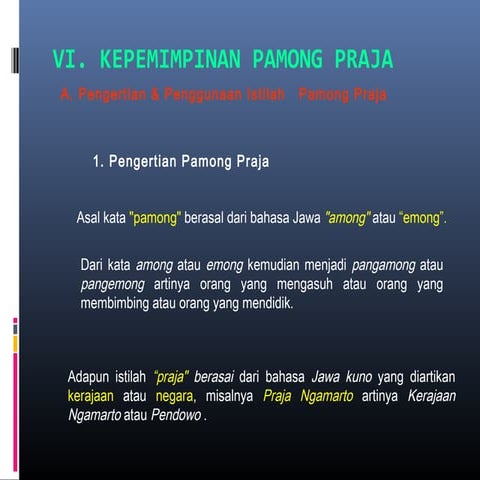 Pamong praja 1 | PPT
