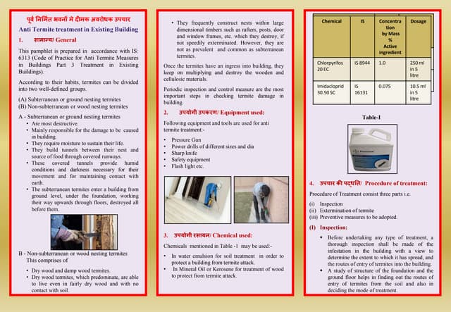 Termite proofing materials | PPTX