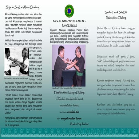 Pamplet cikalong 1 | PDF