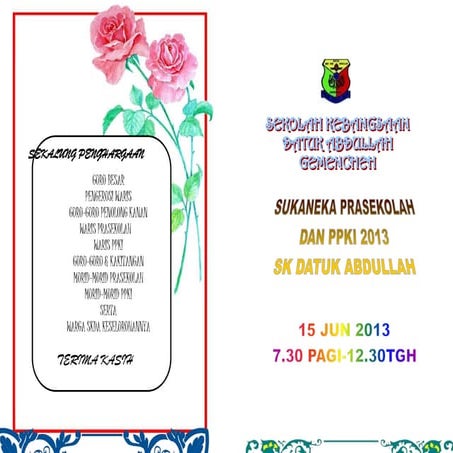 Pamplet sukaneka | DOCX