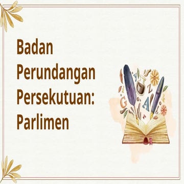 Pengajian Am- Badan Perundangan | PPTX