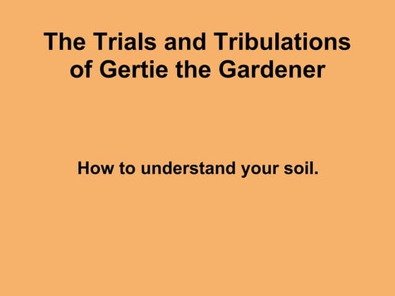 Soil assignment1 | PPT