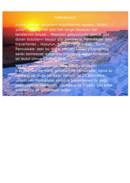 Pamukkale | DOCX