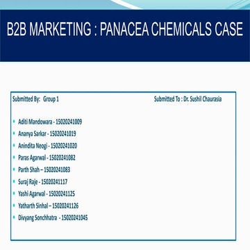 Panacea ppt | PPTX