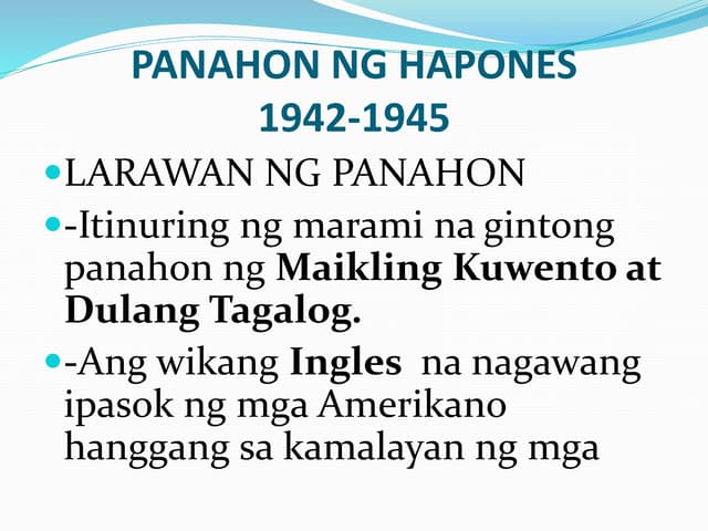 Haiku sa panahon ng hapon | PPTX