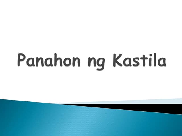 Panahon ng kastila | PPTX