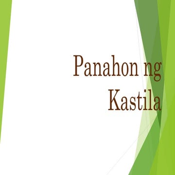 Panahon ng kastila | PPTX