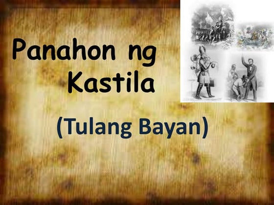Dulang patula sa panahon ng Kastila | PPTX