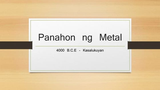Pamumuhay sa Panahong Prehistoriko ng mga Sinaunang Pilipino ...