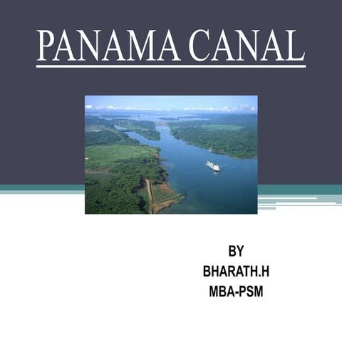 Panama canal | PPTX