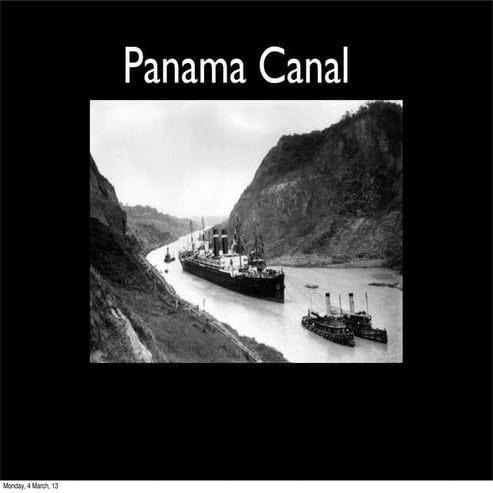 Panama canal | PPT