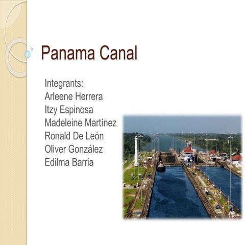 Panama canal | PPTX