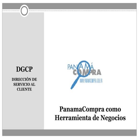 Jornada: Panama Compra | PPT