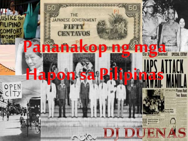 Pamamahala ng hapones sa pilipinas | PPTX