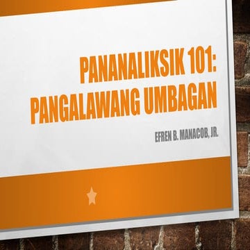 Pananaliksik part2.powerpoint presentation | PPTX