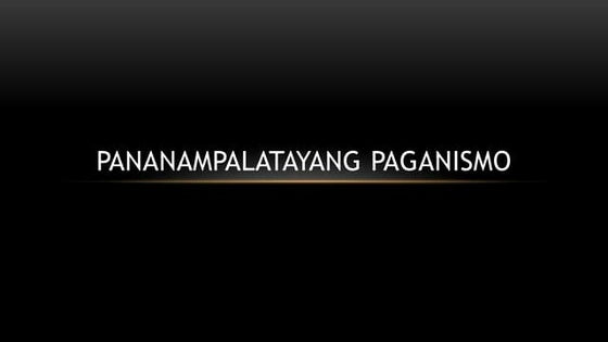 Ano ang mga paniniwala ng mga sinaunang Pilipino.pptx | Hinduism ...