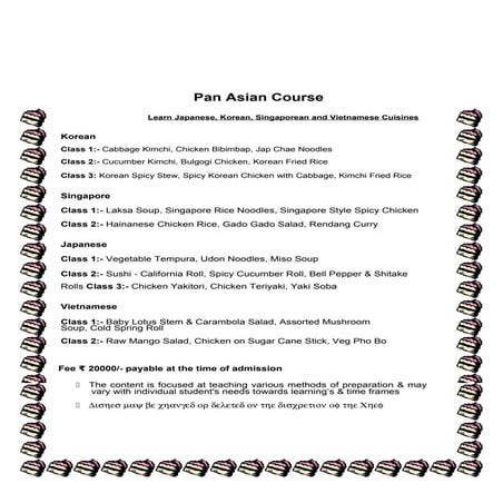 Pan asian | DOC