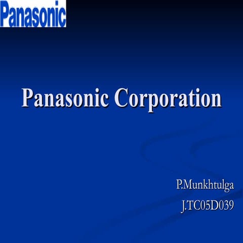 Panasonic | PPT