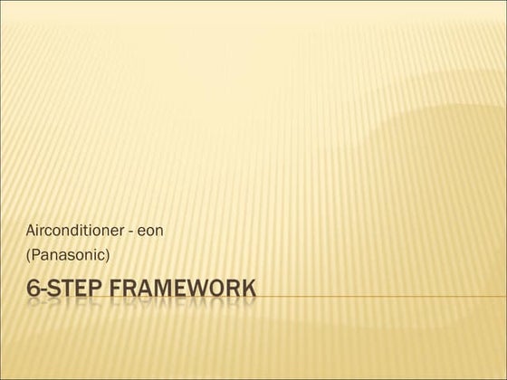 6-step framework - Castrol Magnatec | PPT