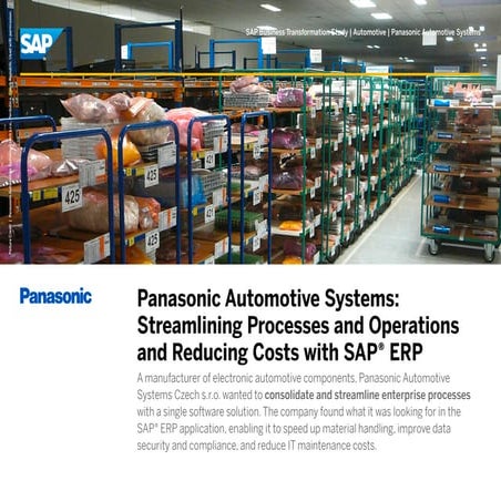 Panasonic automotive systems (1) | PDF
