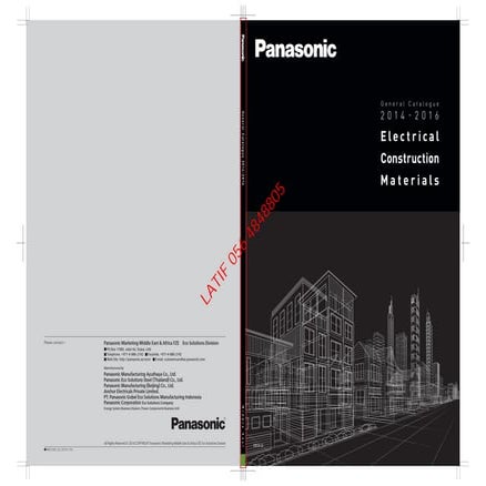 Panasonic cataloge | PDF