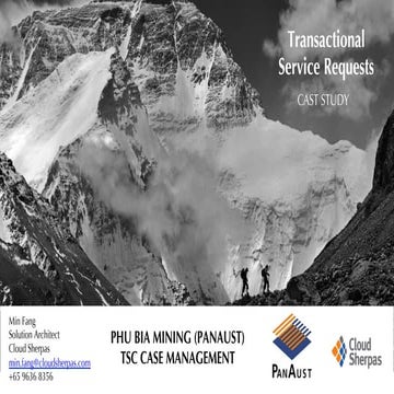 Enterprise Service Innovation Case Study: PanAust Mining – HR Shared ...