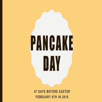 Pancake day | PPT