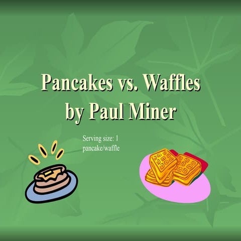 Pancakes Vs | PPT