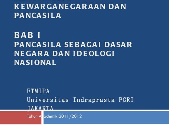 Pancasila Sebagai Dasar Negara ppt | PPT