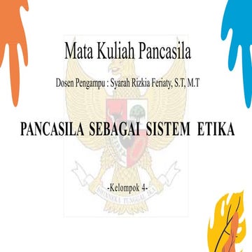 Pancasila sebagai Sistem Etika | PPTX