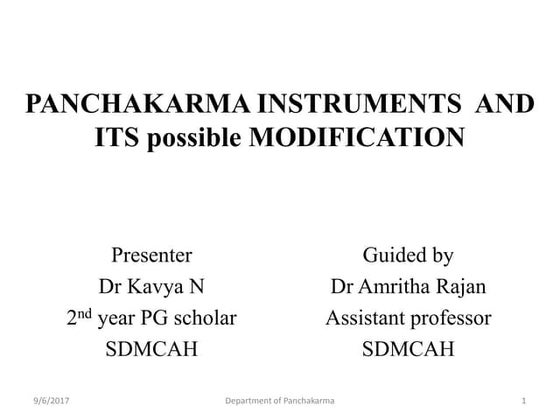 Visit our AYURVEDIC AND PANCHKARMA CLINIC | PPT