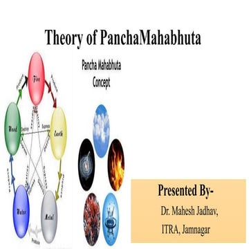 5 Elements of Nature (Pancha Mahabhutas) | PDF