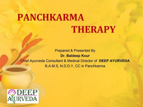 Panchakarma Treatment in Ayurveda | PPTX | Herbs and Supplements | Alternative Medicine