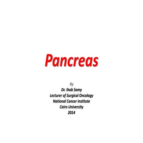 Pancreas | PPTX