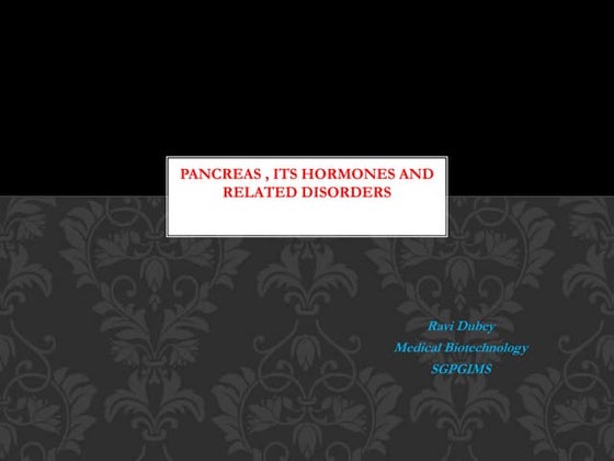 Pancreatic Hormones | PPT