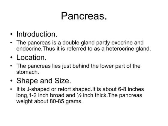 Pancreas anatomy and functions | PPT | Endocrine and Metabolic Diseases ...