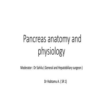 The pancreas | PPTX
