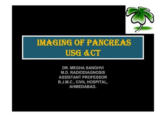 Ultrasound of pancrease in Radiology | PPTX | Digestive Disorders | Diseases and Conditions