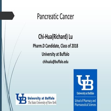 Pancreatic cancer presentaion | PPTX