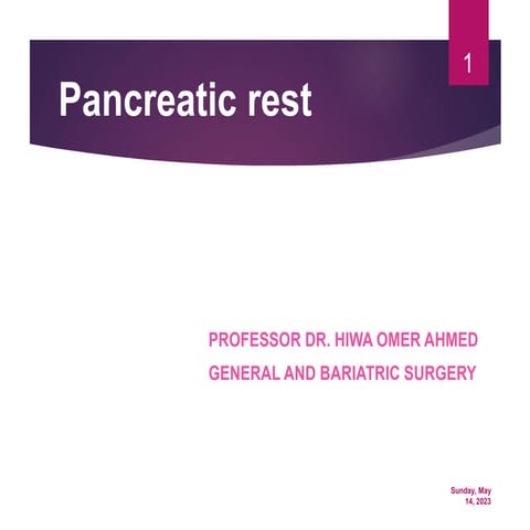 pancreatic rest.ppt