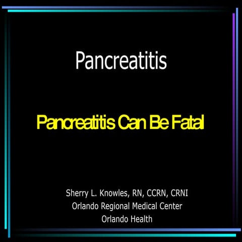 Pancreatitis | PPT