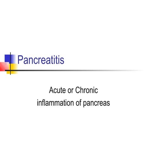 Pancreatitis | PPT