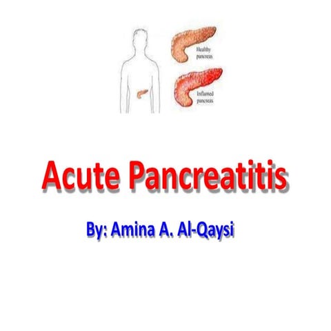 pancreatitis Gi disorder diagnosis management | PPT