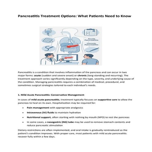 Pancreatitis Treatment Options what patients should need to know.pdf