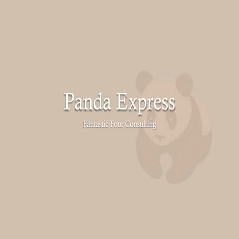 Panda express presentation | PPTX