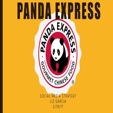 Panda express social media strat | PPTX