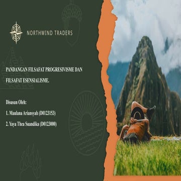 PANDANGAN FILSAFAT PROGRESIVISME DAN FILSAFAT ESENSIALISME.pptx