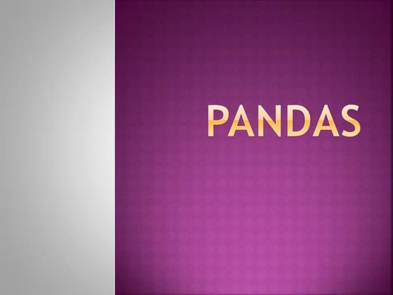 Introduction To Pandas Ppt 8437